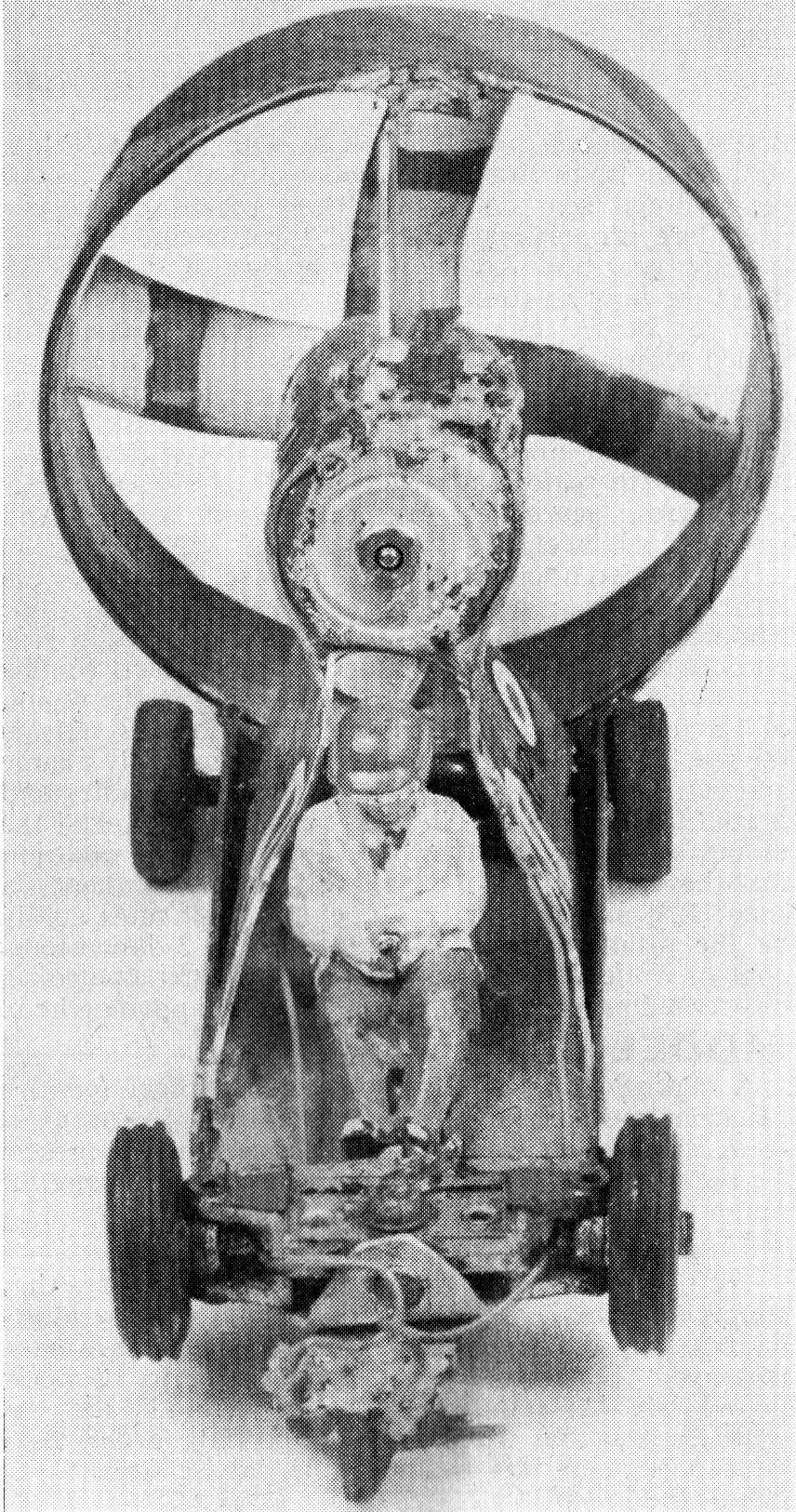 Prop driven car